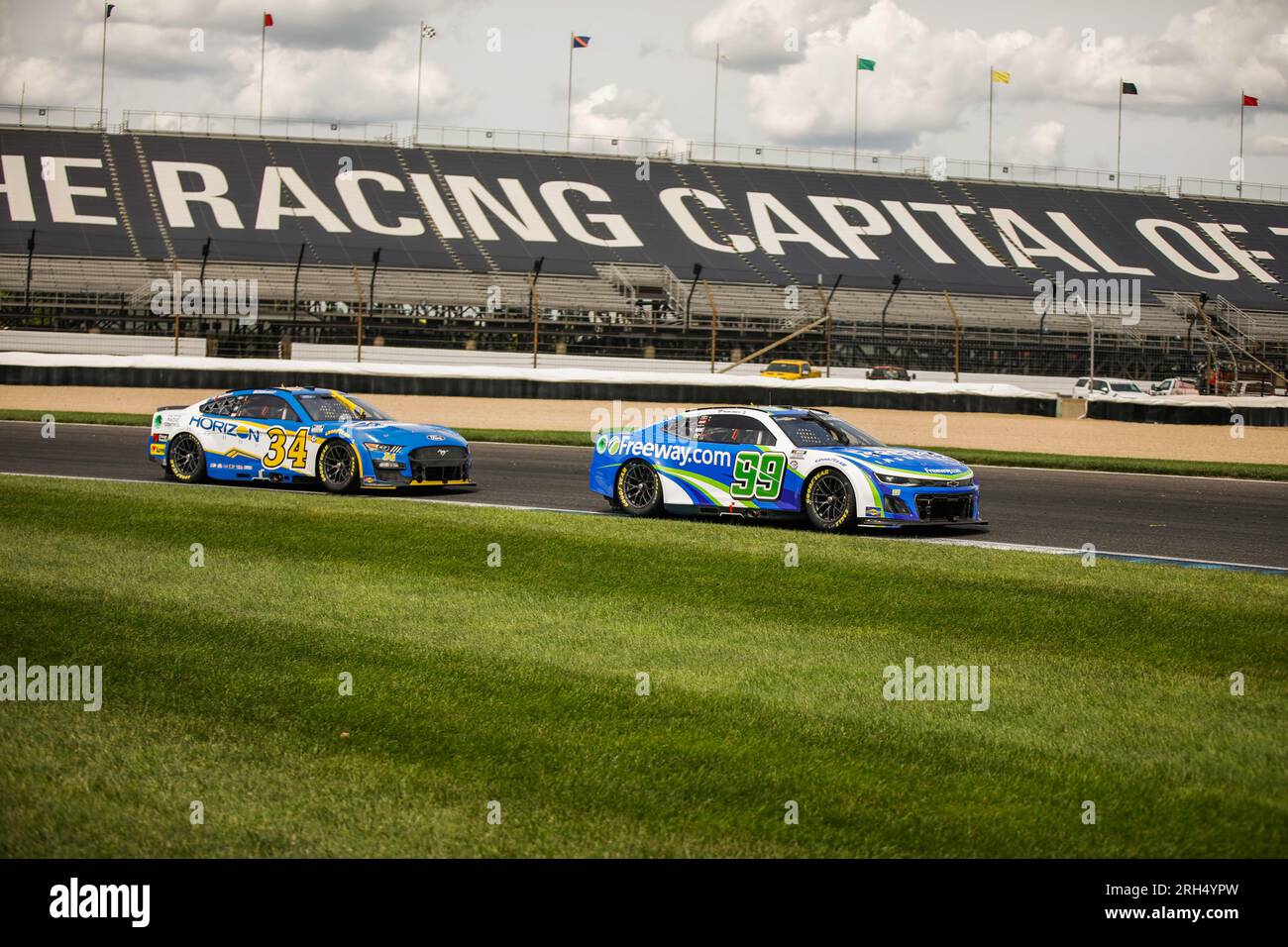 Indianapolis, United States. 13th Aug, 2023. Daniel Suarez (#99 ...