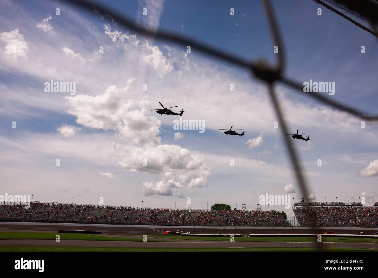 Indianapolis, United States. 13th Aug, 2023. Blackhawk helicopters ...