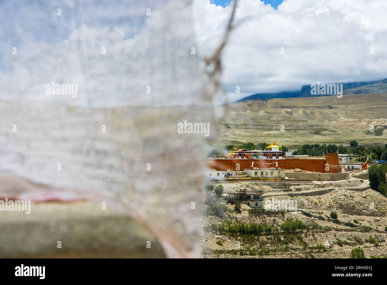 The forbidden Kingdom of Lo Manthang with Monastery, Palace and Village ...