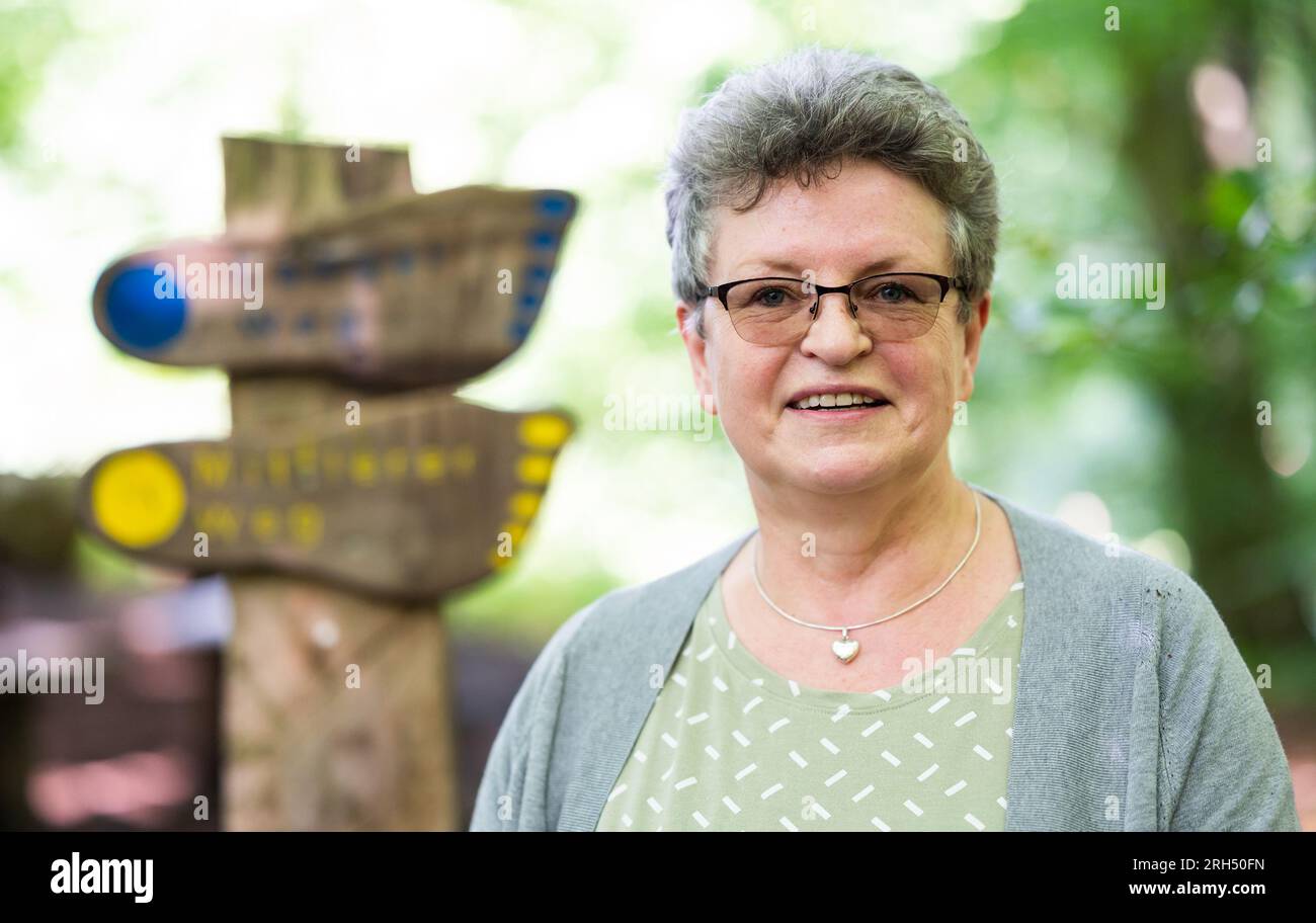 Egestorf, Germany. 10th Aug, 2023. Kerstin Albers, Managing Director of ...