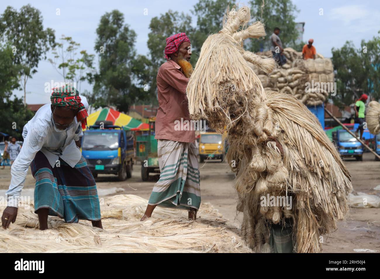 Jute fibre market hi-res stock photography and images - Alamy