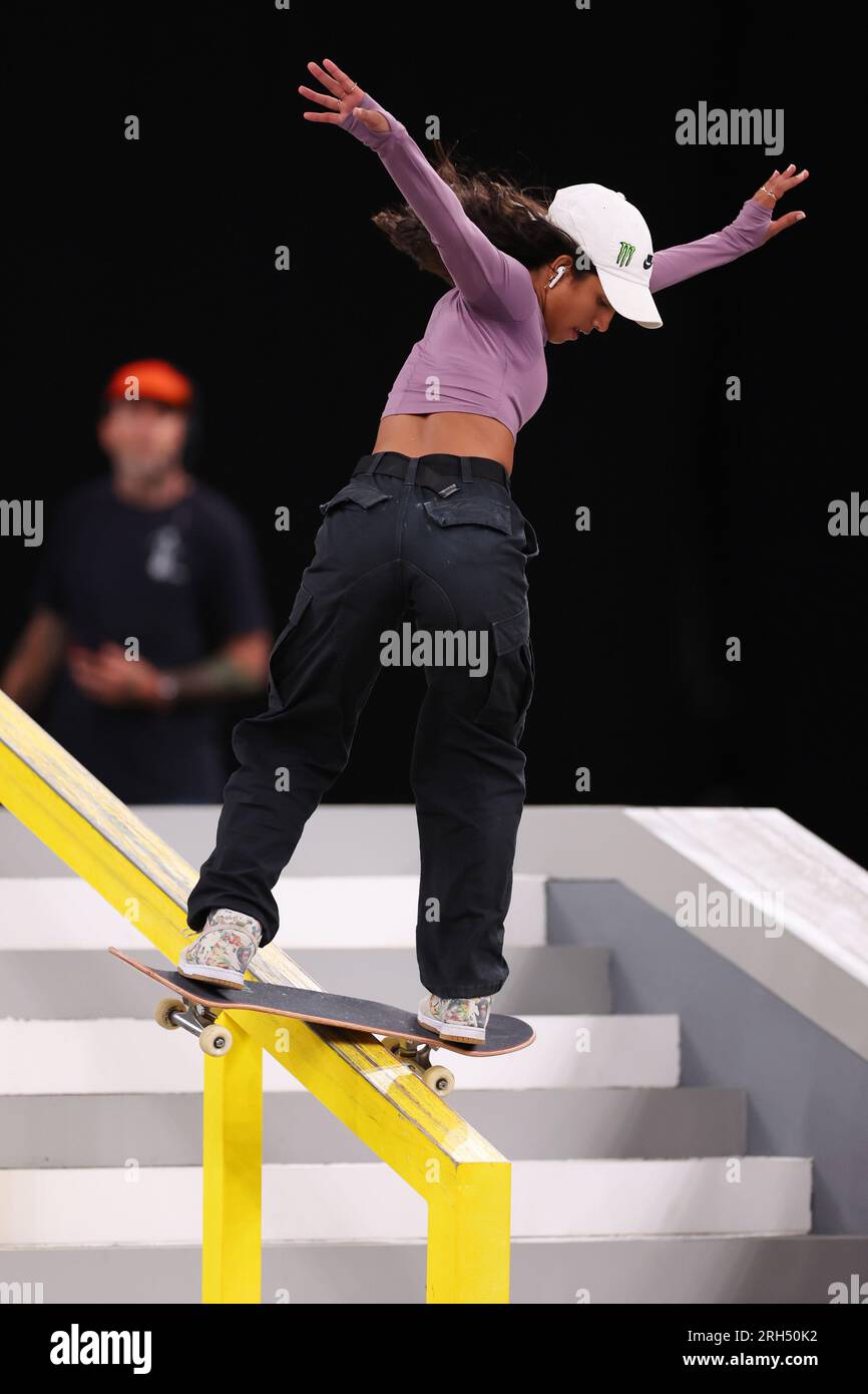 Tokyo, Japan. 12th Aug, 2023. Rayssa Leal (BRA) Skateboarding : 2023 ...
