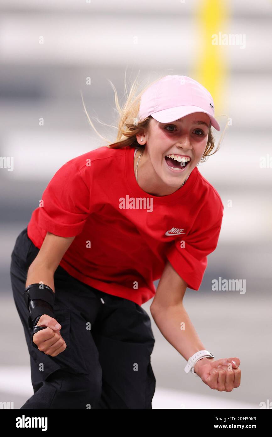 Tokyo, Japan. 12th Aug, 2023. Chloe Covell (AUS) Skateboarding : 2023 ...