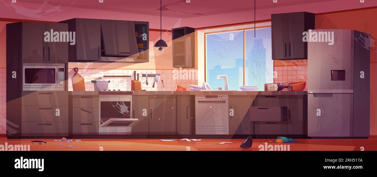 Messy food refrigerator Stock Vector Images - Alamy