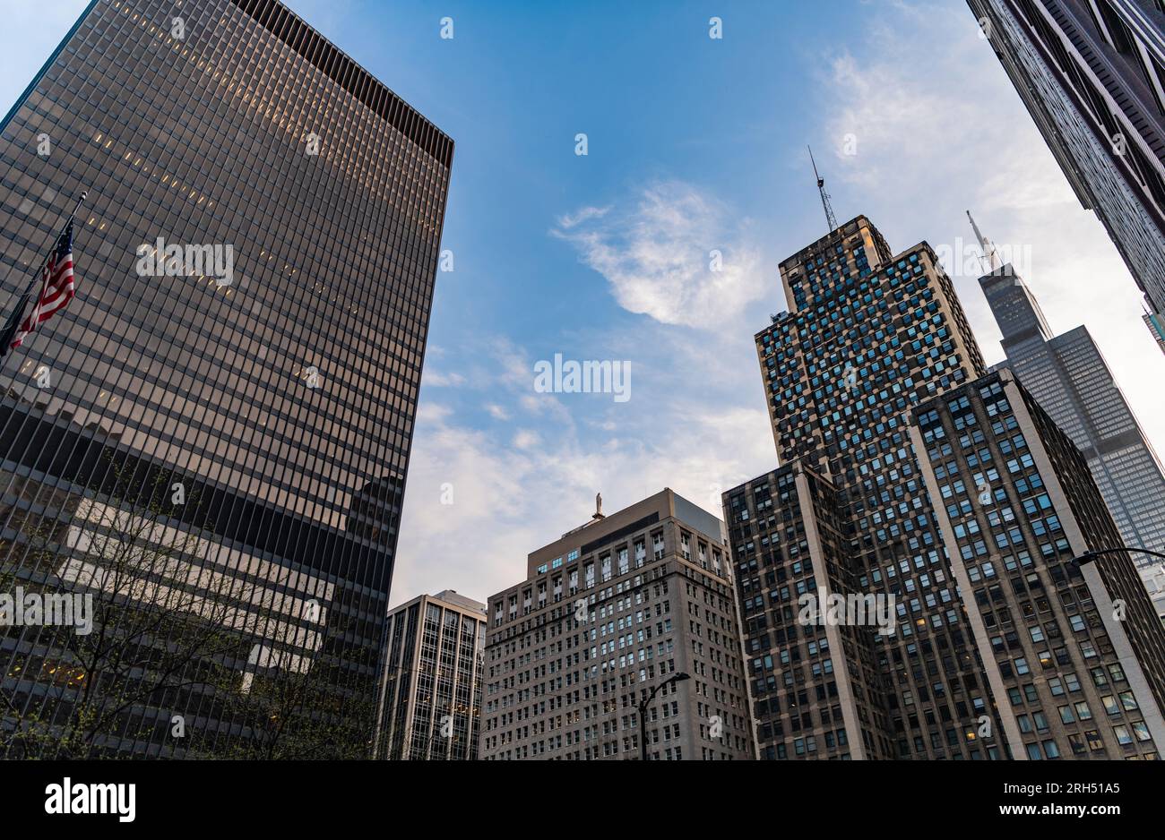skyscraper modern building architecture in metropolis city downtown ...