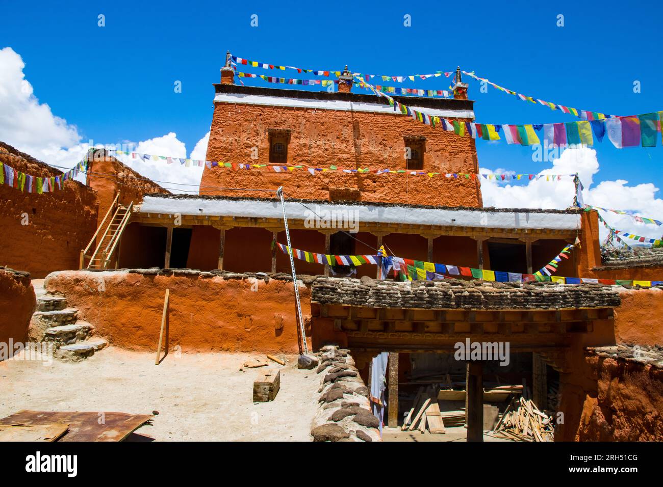 Century Old Jampa Lhakang Monastery in Lo Manthang of Upper Mustang in ...
