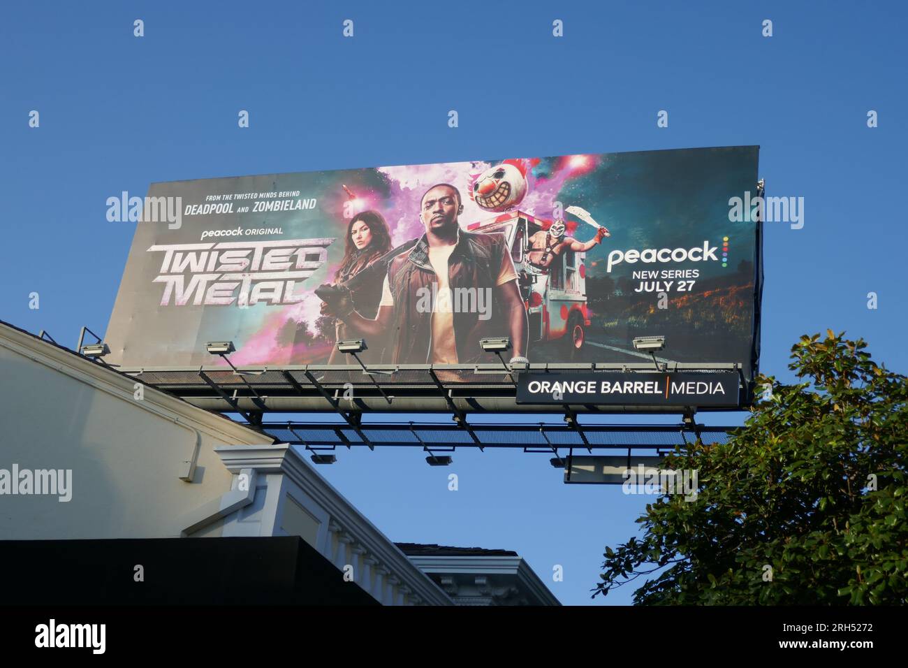 Los Angeles, California, USA 12th August 2023 Twited Metal Billboard on ...