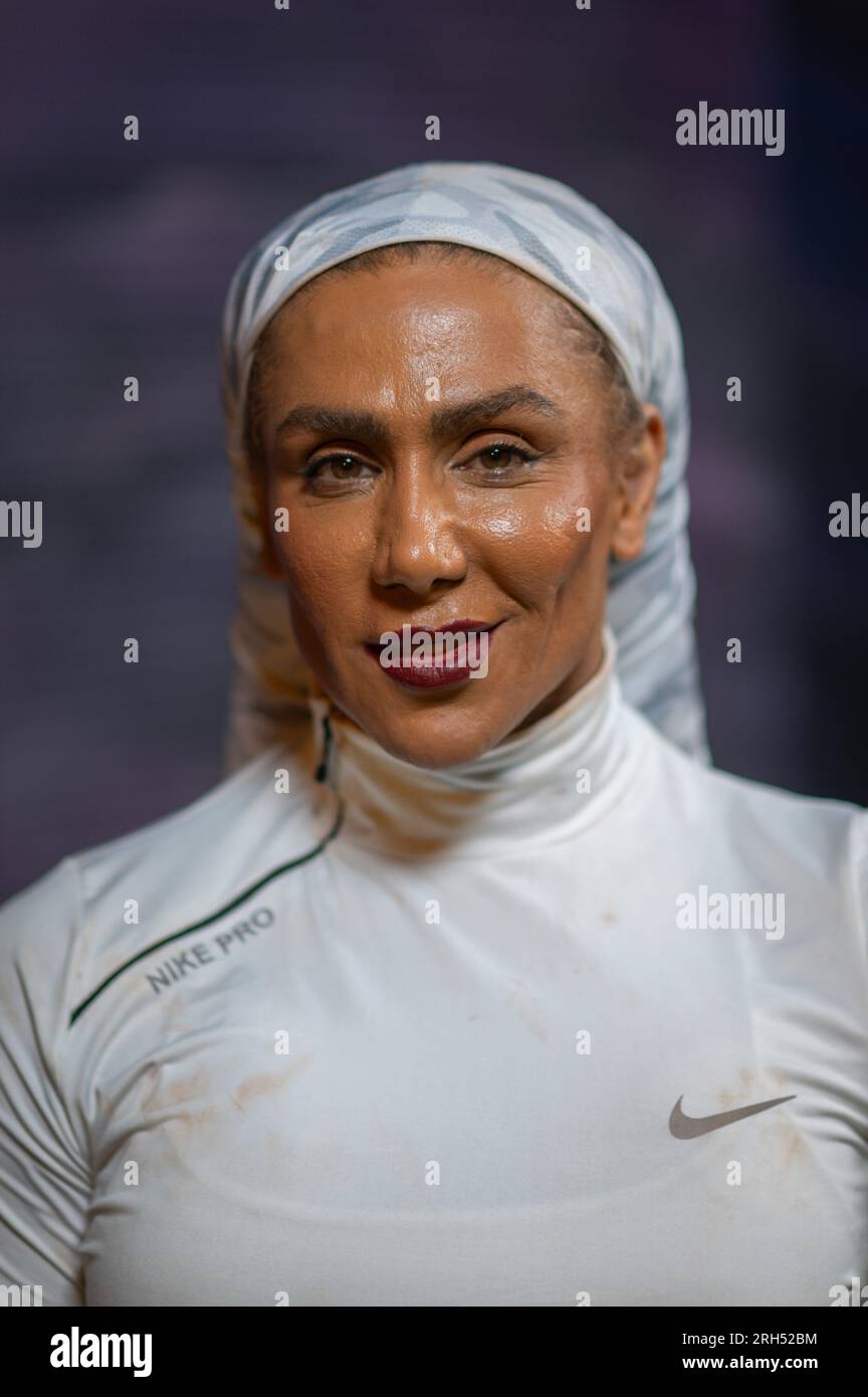 Teheran, Iran. 10th Aug, 2023. Sara Mustafanejad, bodybuilder. As one ...