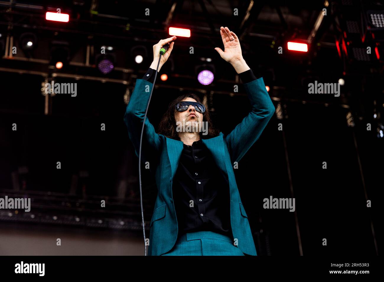 MILAN, ITALY - JULY 2: Bobby Gillespie of Primal Scream performs at I ...