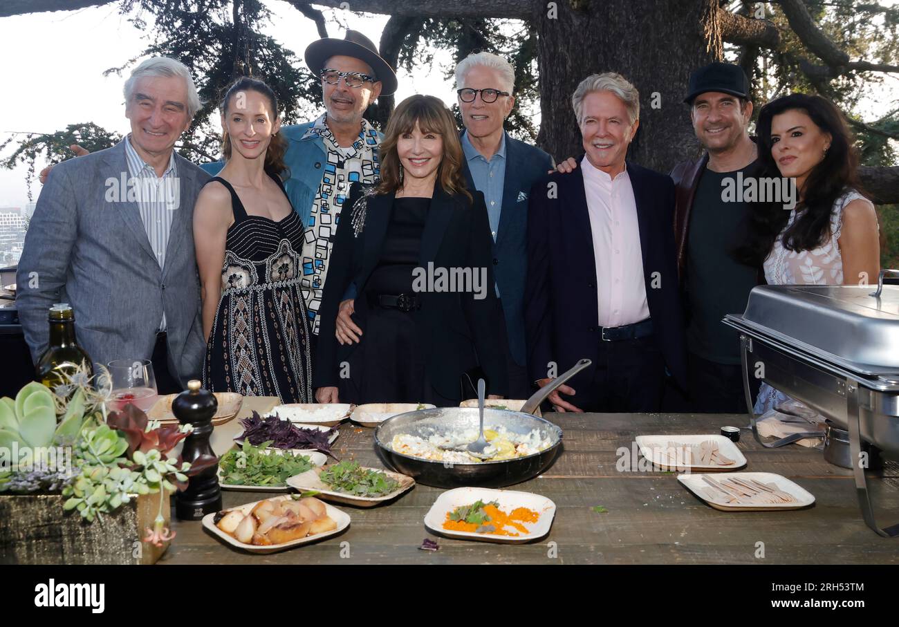 Hollywood, California, USA. 13th Aug, 2023. Sam Waterston, Emilie ...