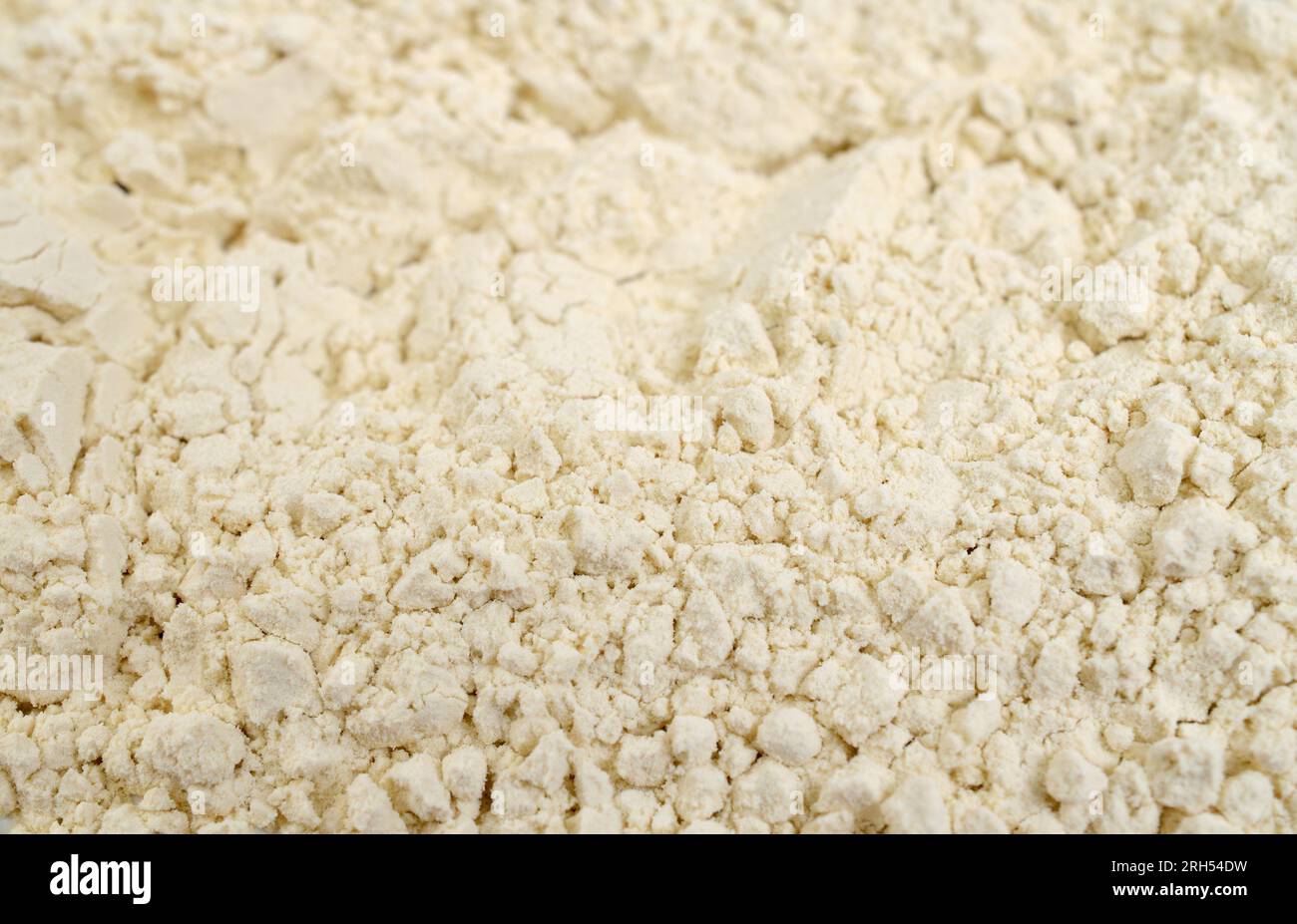 Food additive Animal protein powder. Heap on white background Stock ...