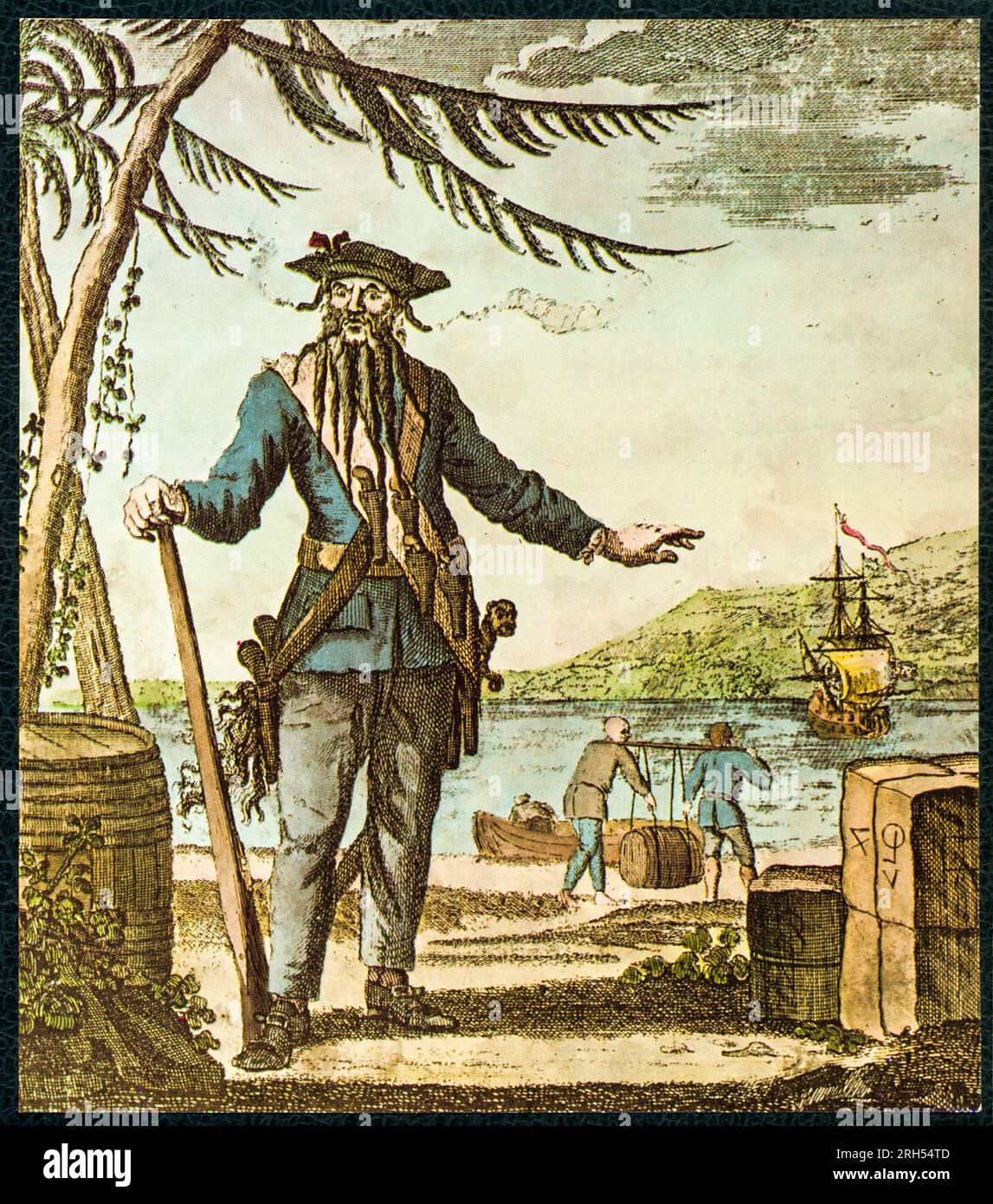 Blackbeard pirate hi-res stock photography and images - Alamy