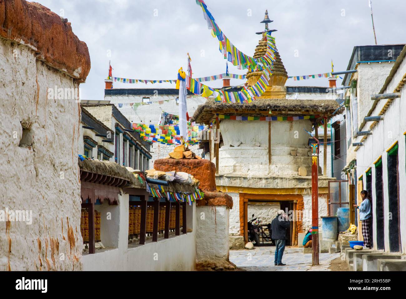 Lo Manthang, Nepal - July 23, 2023 : Small Stupas and Gompas around ...