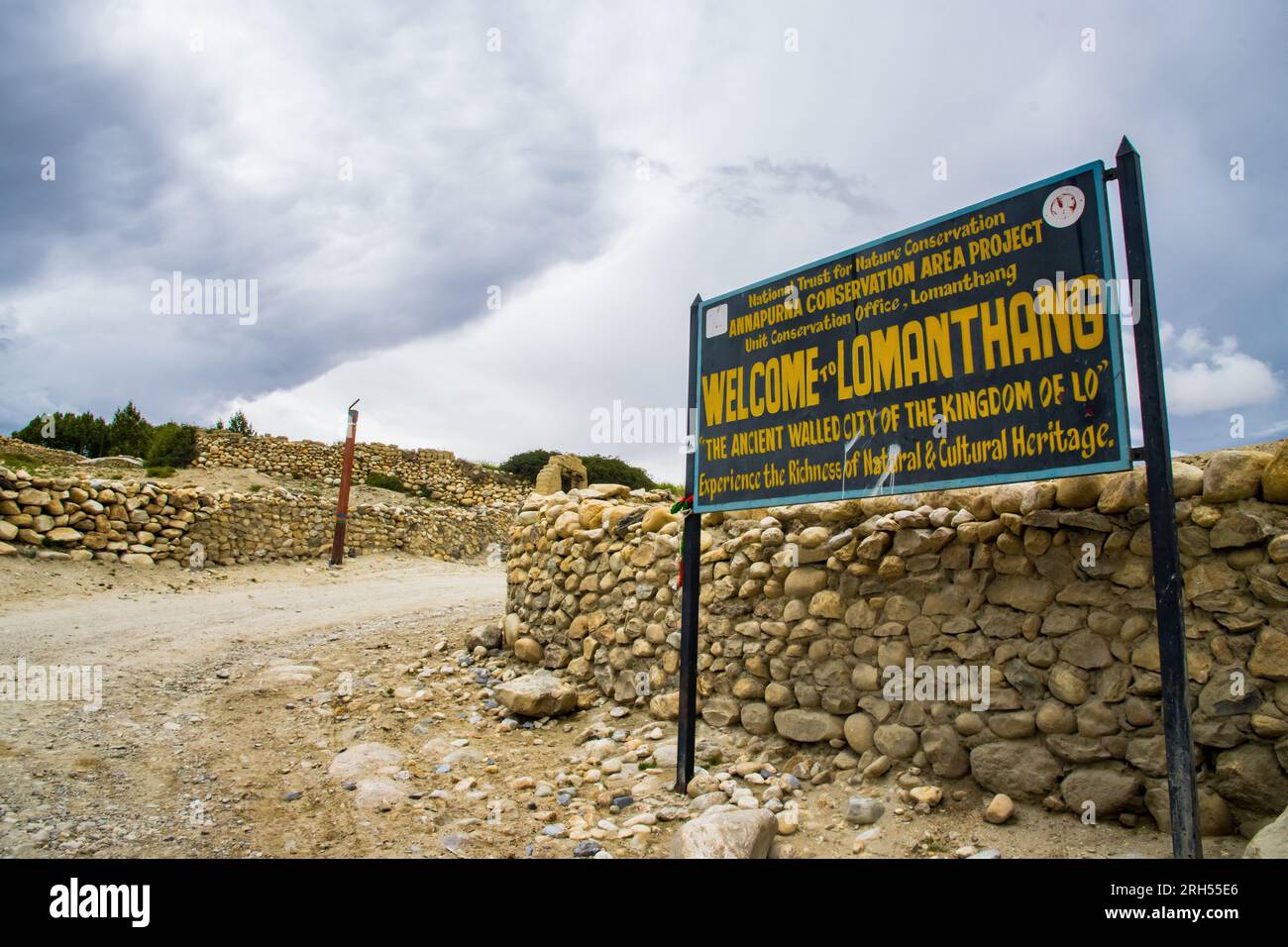 Lo Manthang, Nepal - July 23, 2023 : In and Around the Walled city of ...