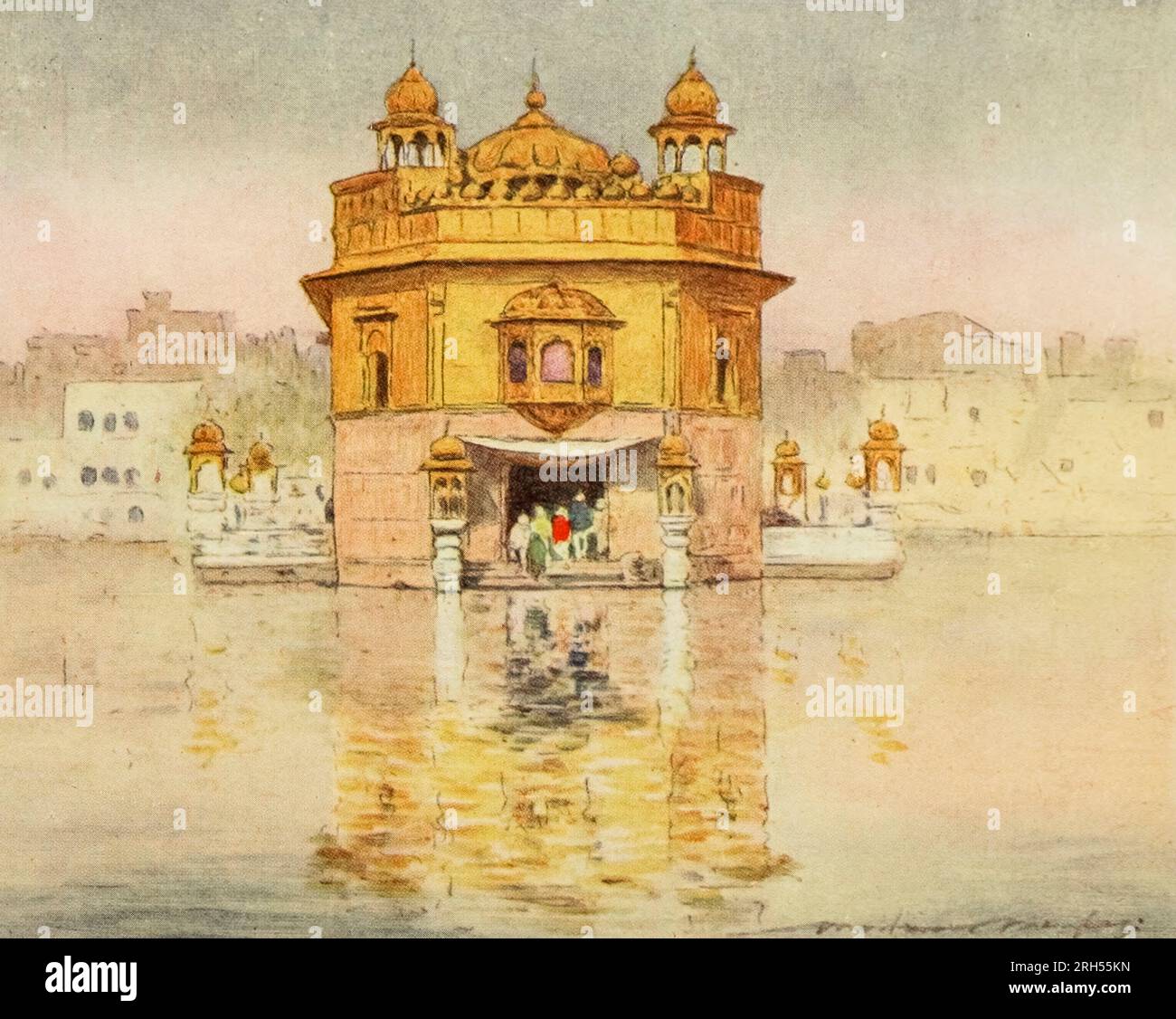 THE GOLDEN TEMPLE, AMRITSAR from the series Peeps of History ' India ...