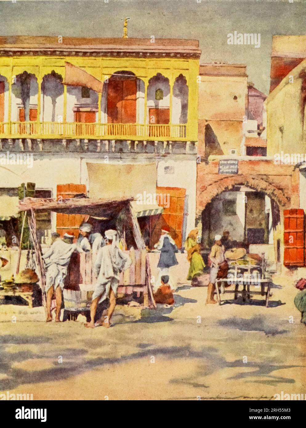 A BAZAAR, DELHI from the series Peeps of History ' India ' by John ...