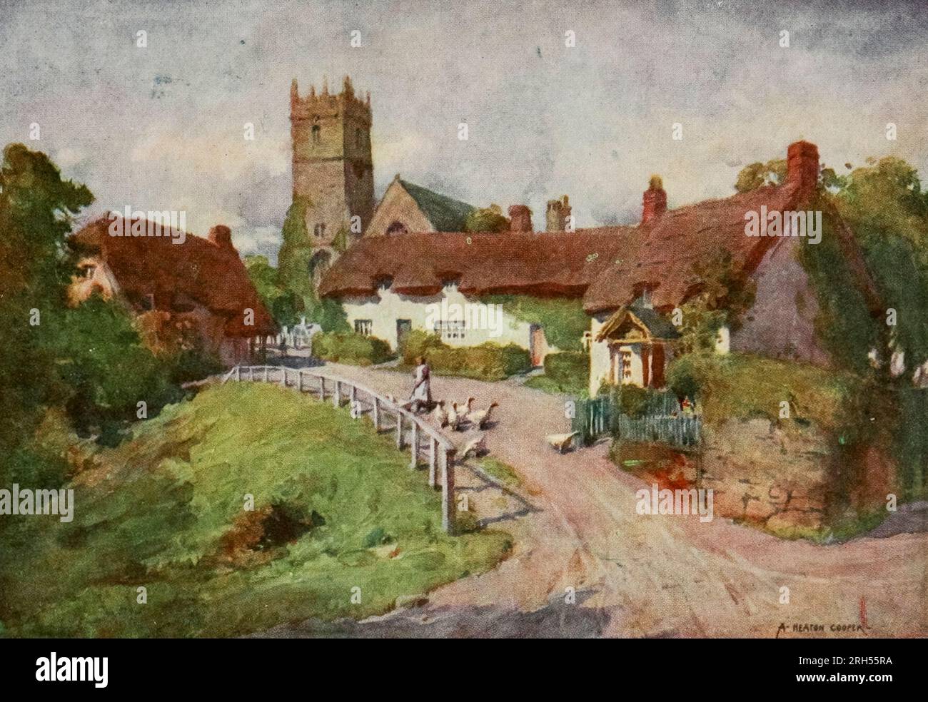 Godshill from the book ' The Isle of Wight ' part of the Beautiful ...