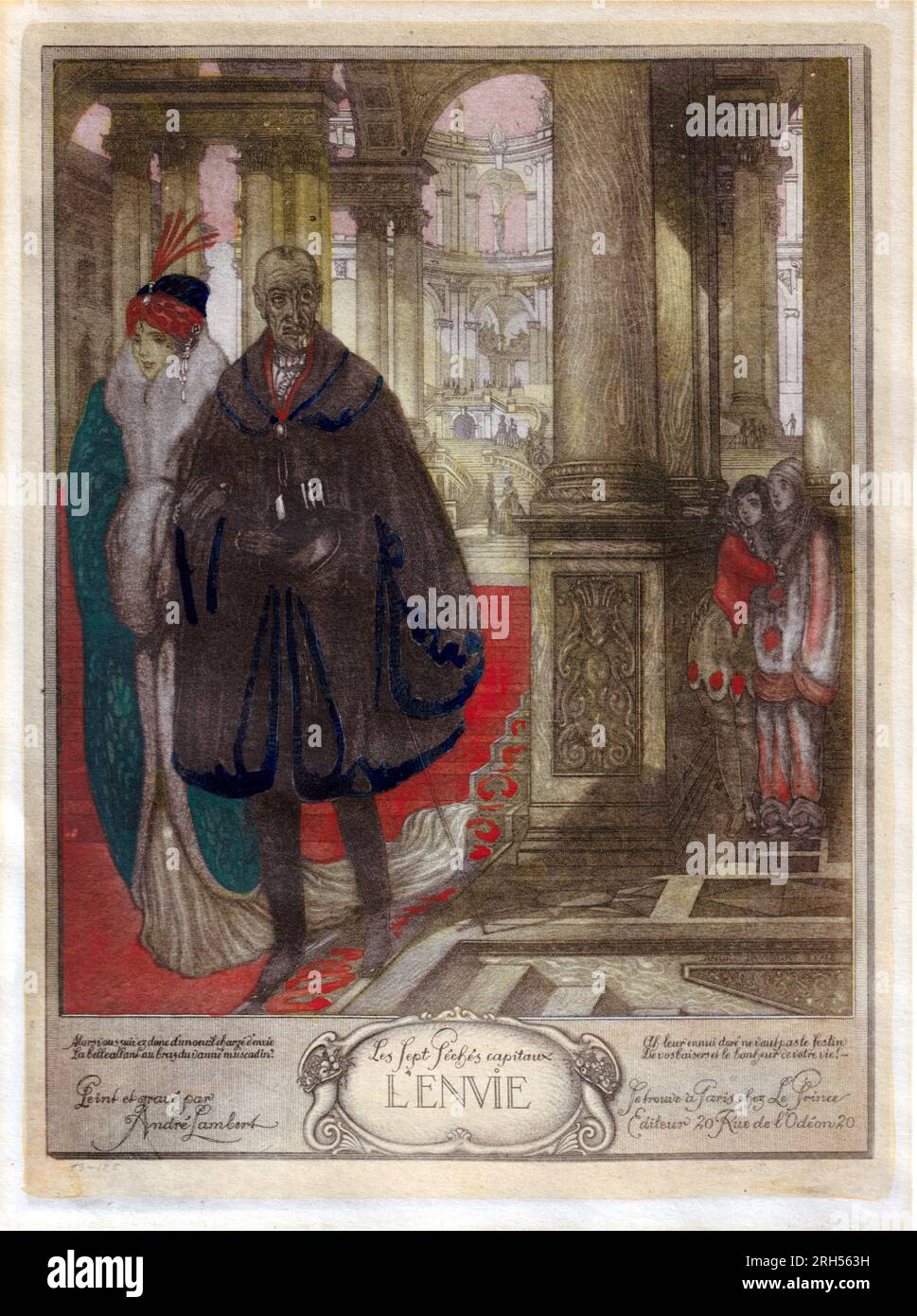 L'Envie by André Lambert (1884-1967) - plates from The Seven Deadly ...