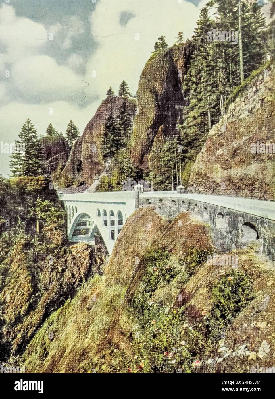 SHEPHERD’S DELL BRIDGE, COLUMBIA RIVER HIGHWAY from the book Oregon ...