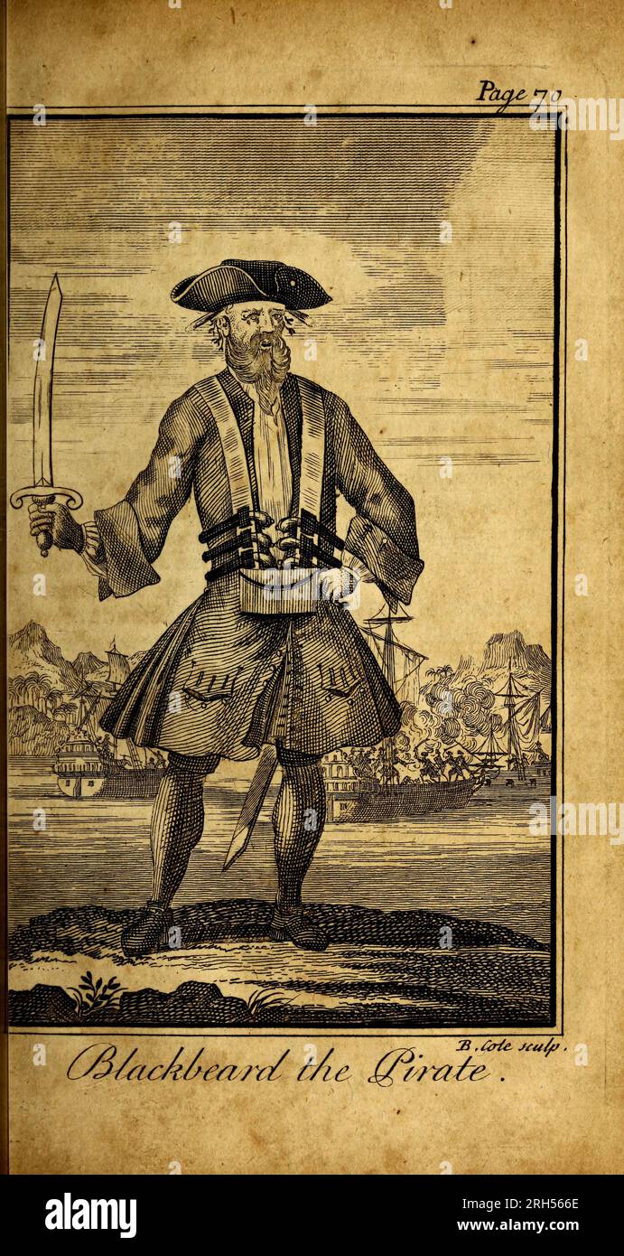 Edward Teach (alternatively spelled Edward Thatch, c. 1680 – 22 ...