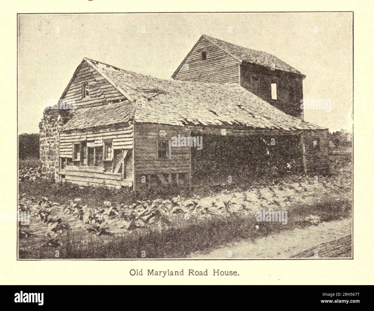 Old Maryland Road House from the book ' Stage-coach and tavern days ...
