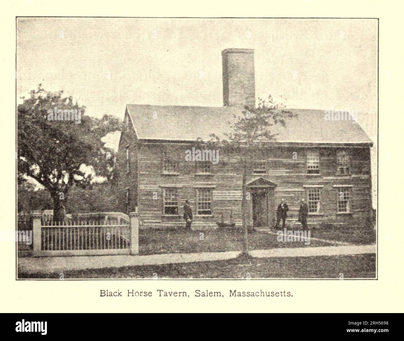 Black Horse Tavern, Salem, Massachusetts from the book ' Stage-coach ...