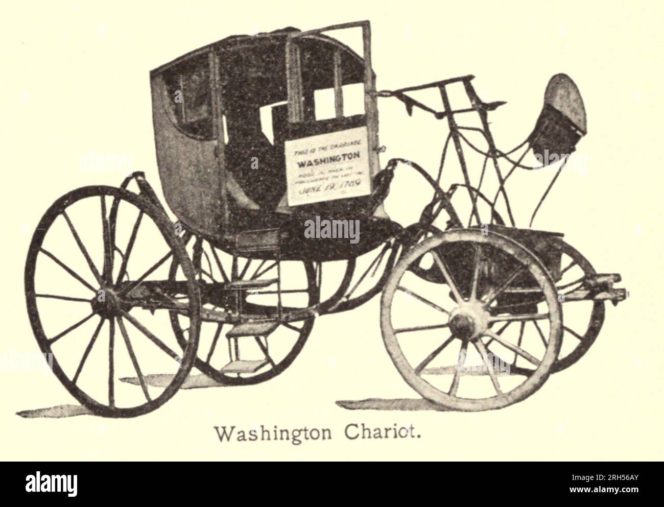 Washington Chariot from the book ' Stage-coach and tavern days ' by ...