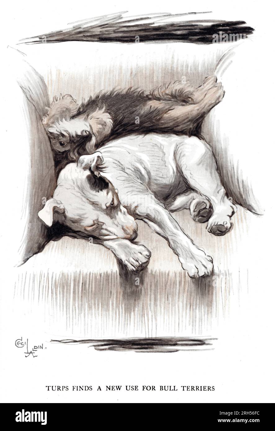 Cecil Alden (1870-1935) - An Artist's Models 1930 p.20 - Turps finds a ...