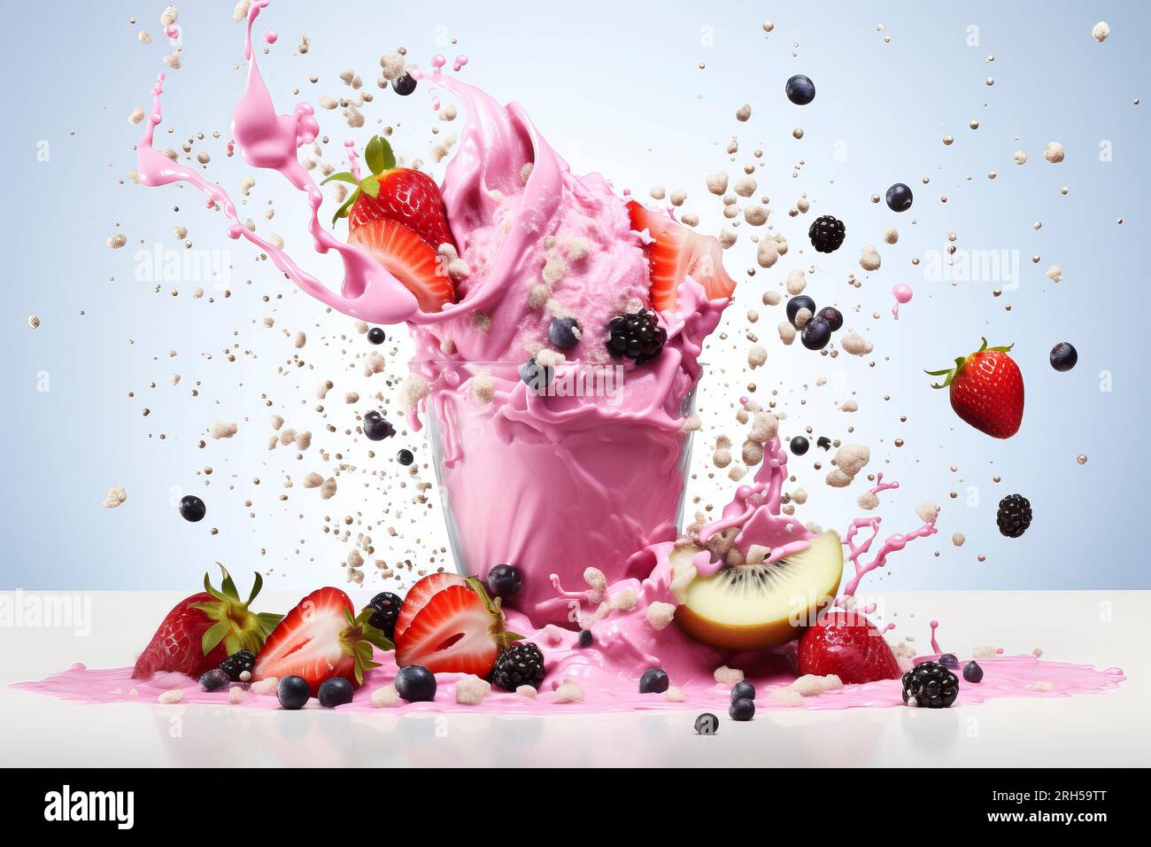 Smoothie explosion hi-res stock photography and images - Alamy