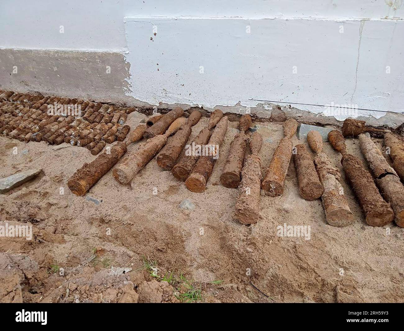 This photo released by the Cambodia Mine Action Center, CMAC, shows ...