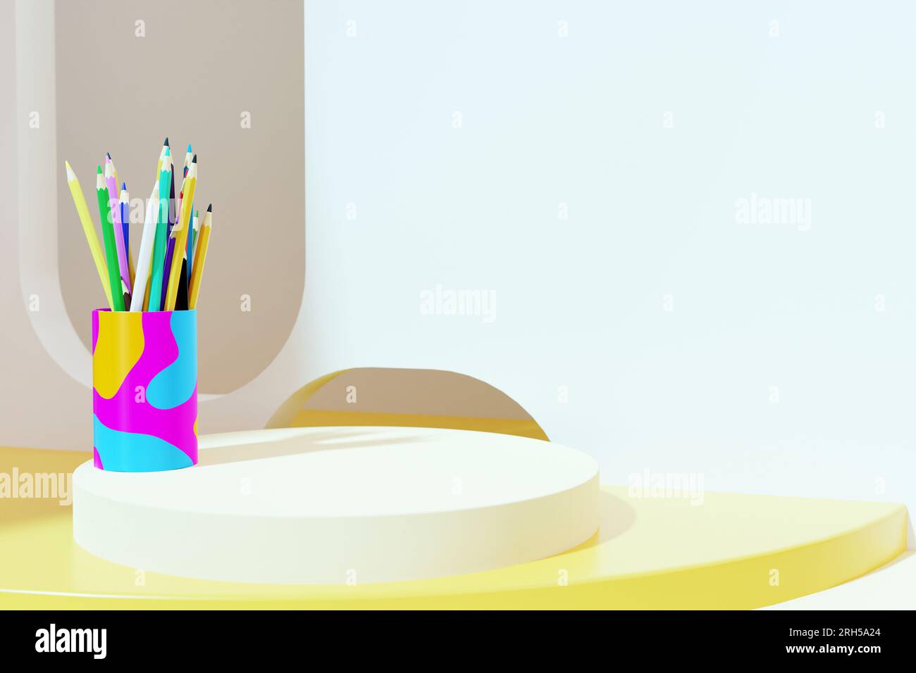 3D illustration Background for advertising and wallpaper in education ...