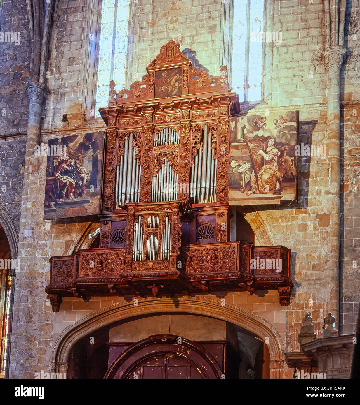 Órgano barroco de Montblanch, Iglesia de anta Maria la Major, 1607 ...