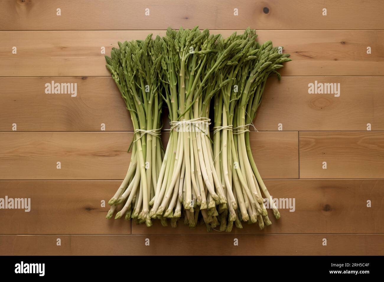 Vibrant asparagus bundle on a rustic background, perfect for your ...