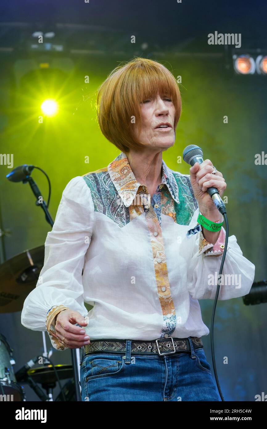 Kiki Dee performing at Fairports Cropredy Convention. August 11, 2023 ...