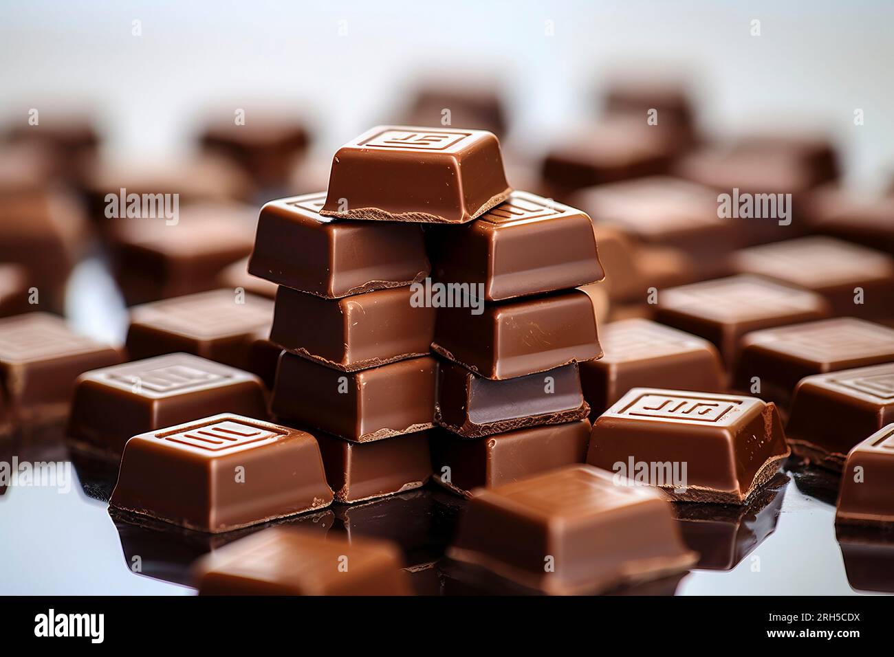 A captivating arrangement of delectable chocolates creating a ...