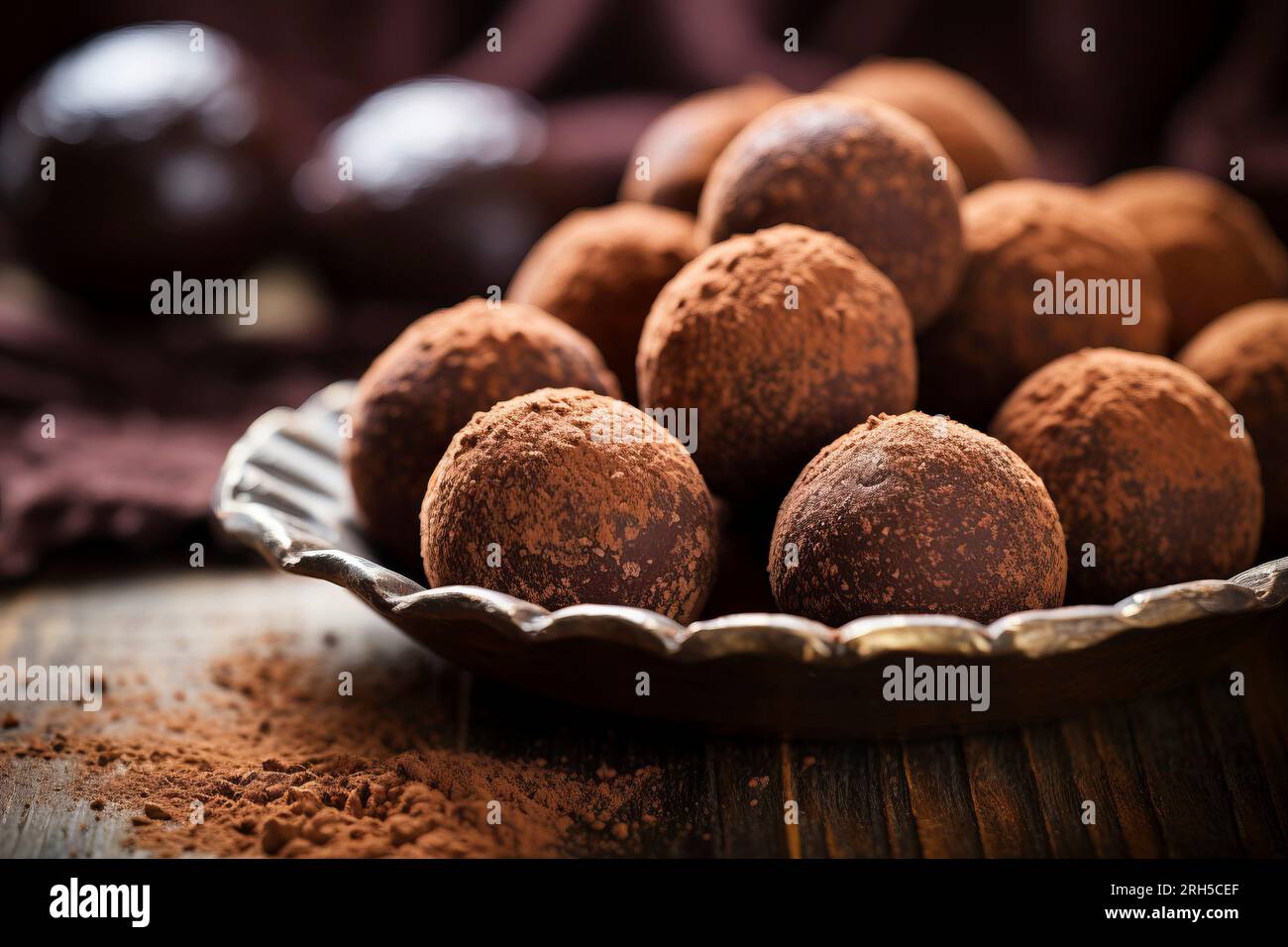 A captivating arrangement of delectable chocolates creating a ...