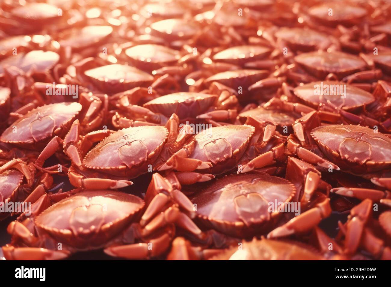 Captivating detailed view of a sea crab, showcasing its natural beauty ...