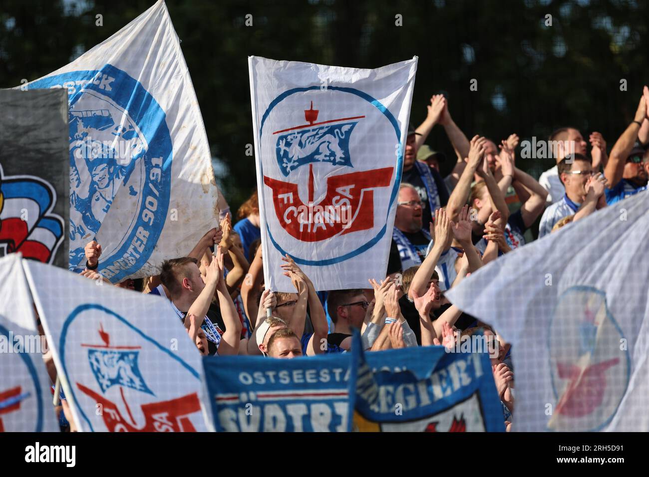 13 August 2023, Hesse, Frankfurt/M.: Soccer: DFB Cup, FSV Frankfurt ...