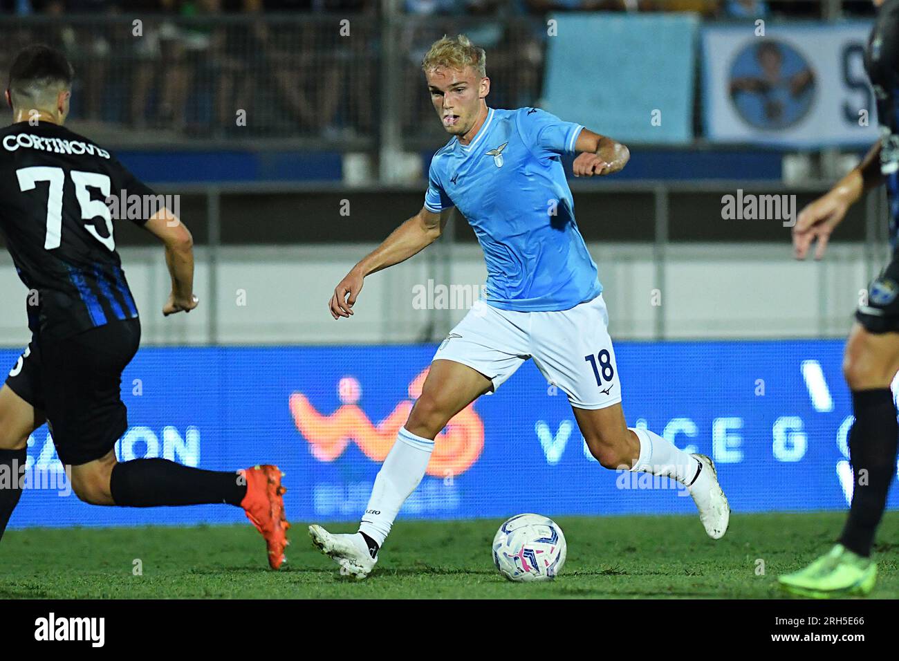 Latin, Lazio. 13th Aug, 2023. Gustv Isaksen of SS Lazio during football ...