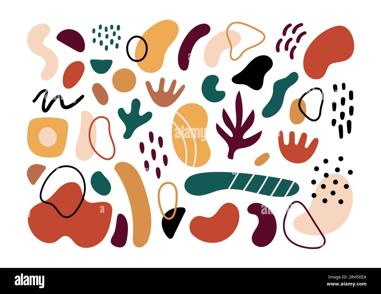 Abstract geometric shapes Collection. Vector Hand drawn various shapes ... Abstract geometric shapes Collection. Vector Hand drawn various shapes ...