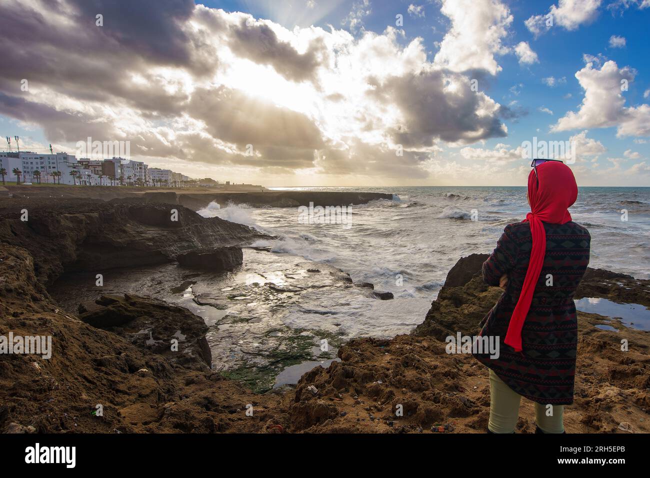 Rabat morocco beach sea hi-res stock photography and images - Alamy