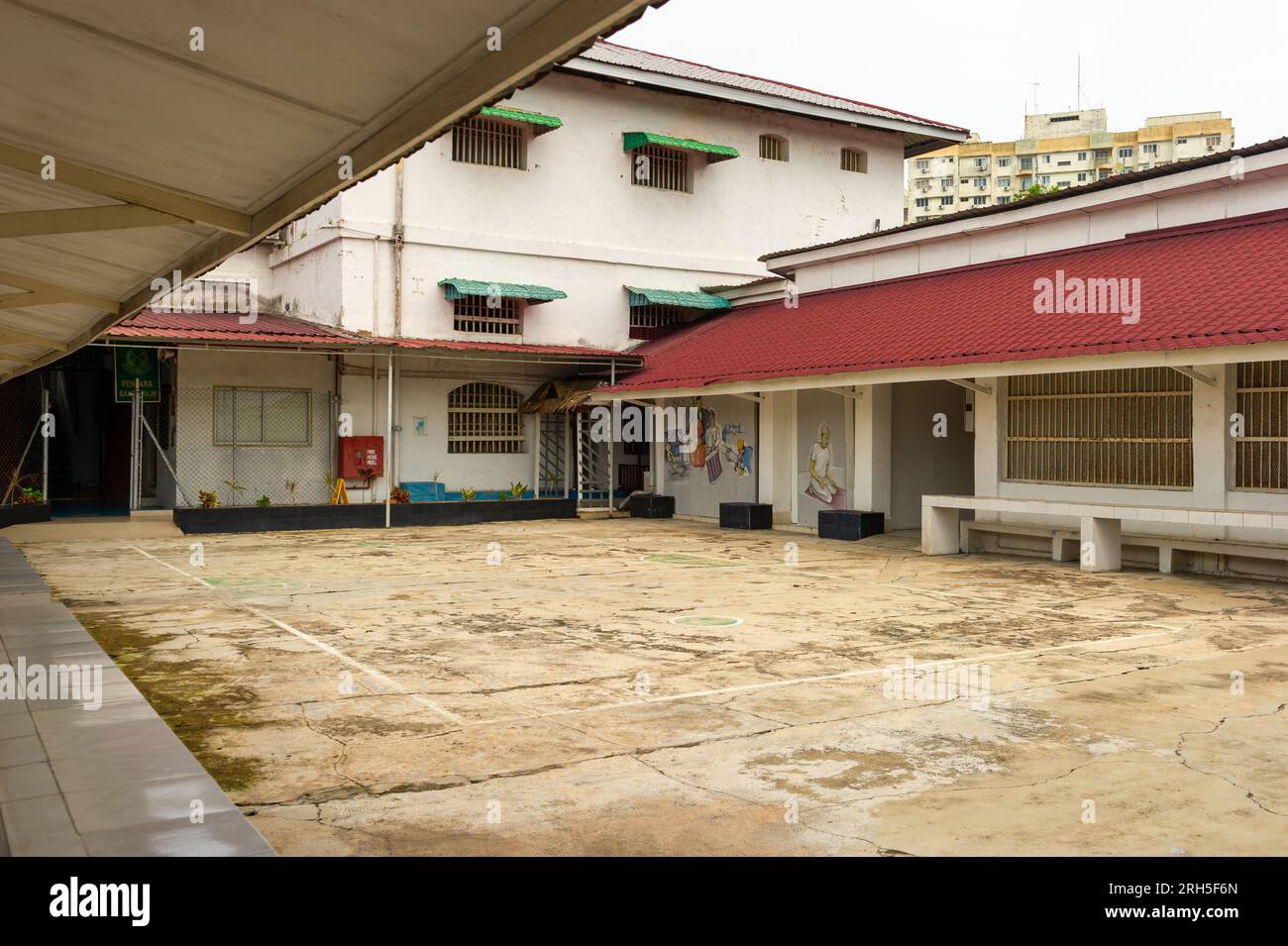 The exercise yard at Muzium Penjara Malaysia (Malaysian Prison Museum ...