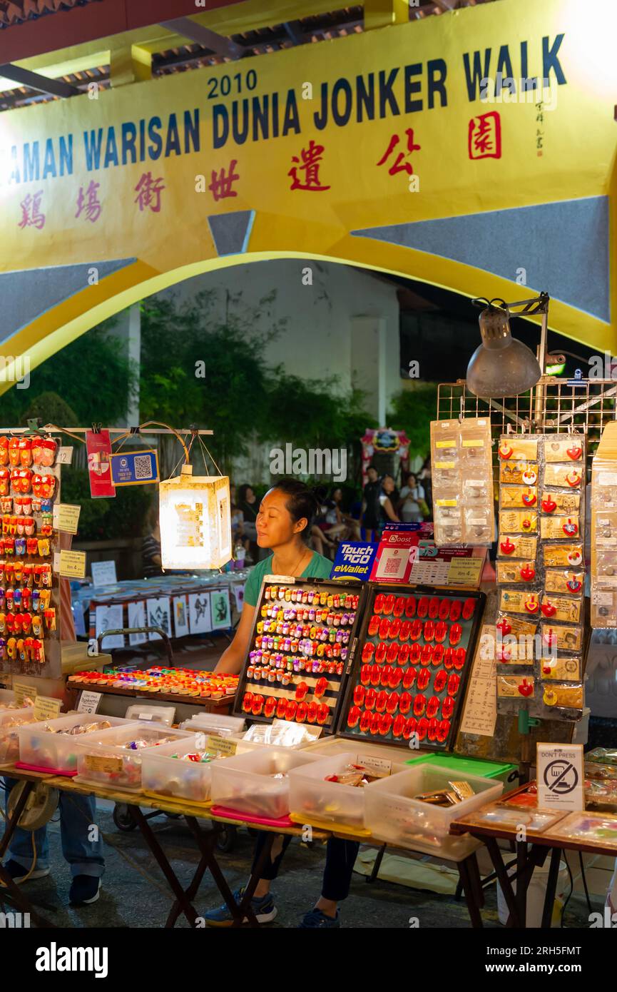 Jonker Walk Night Market, Malacca, Malaysia Stock Photo - Alamy