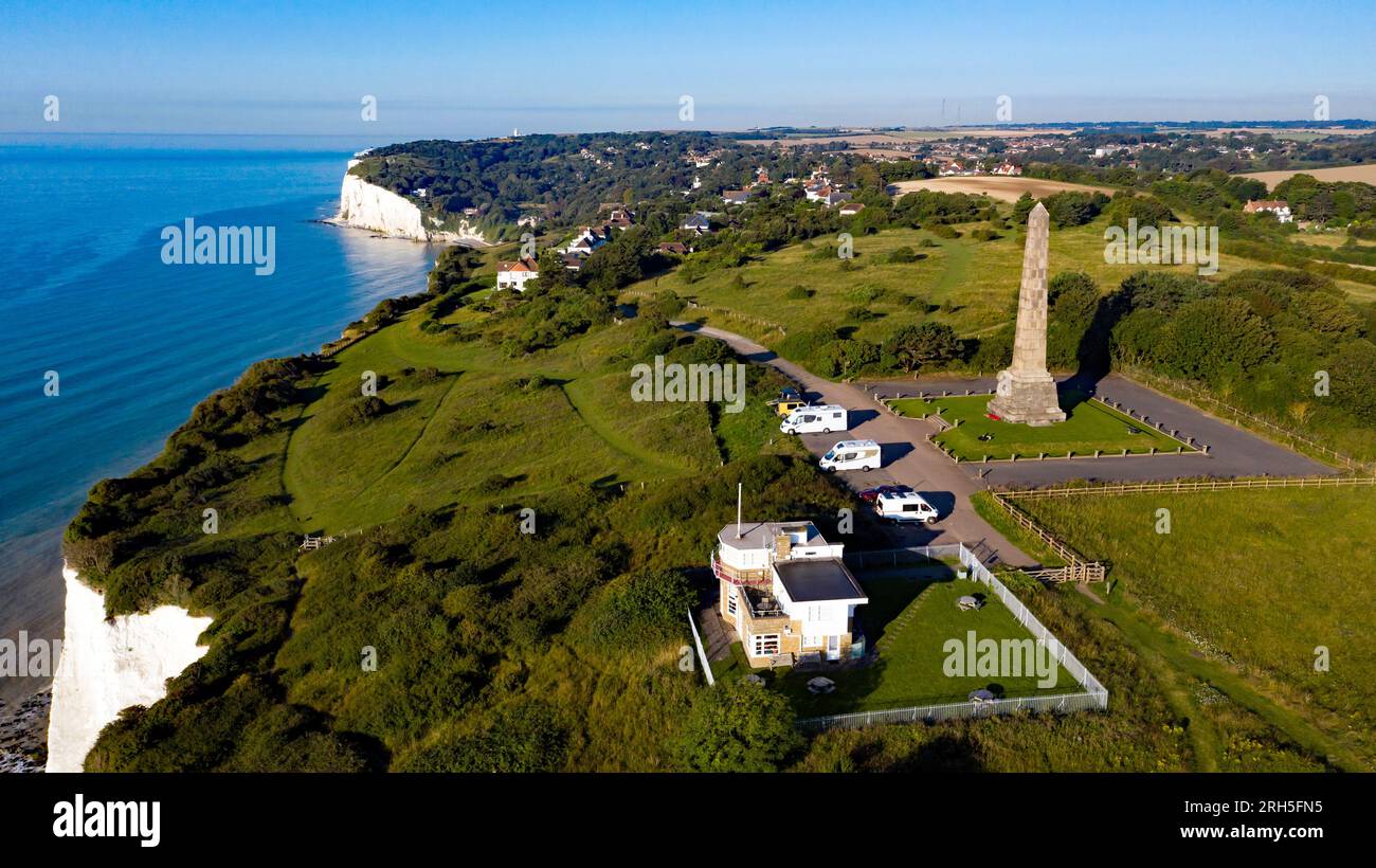 Aerial Image showing the Dover Patrol Memorial and the Former ...