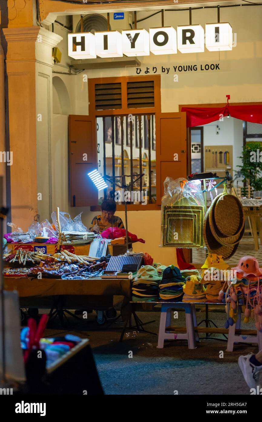 The Jonker Walk night market, Malacca, Malaysia Stock Photo - Alamy