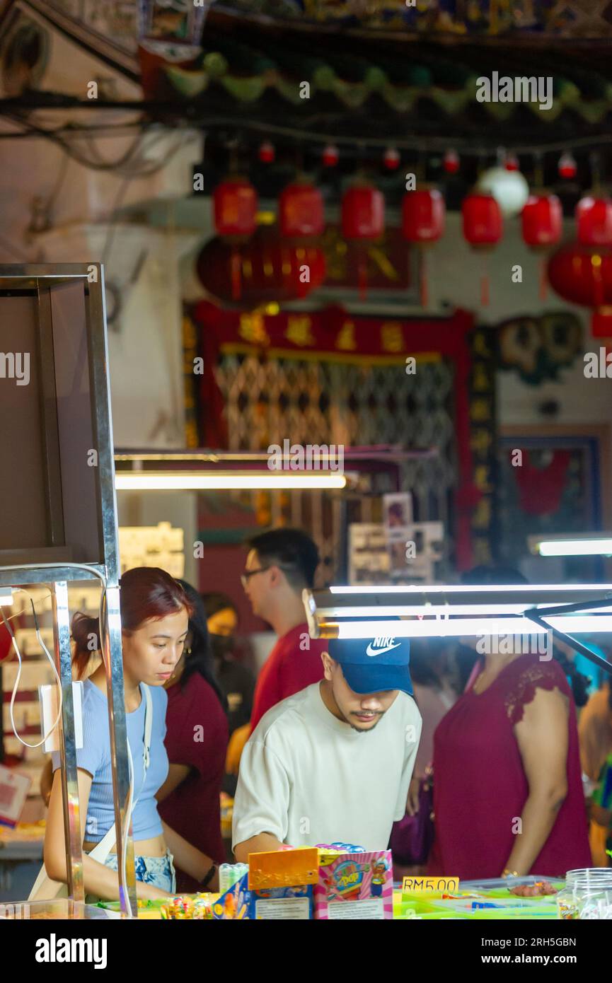 The Jonker Walk night market, Malacca, Malaysia Stock Photo - Alamy