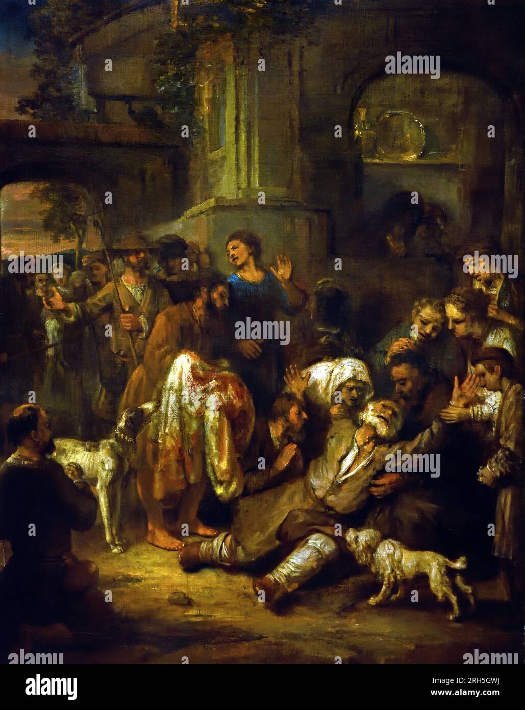 Jacob Shown Joseph’s Bloody Coat, 1650 by Rembrandt Harmensz ...