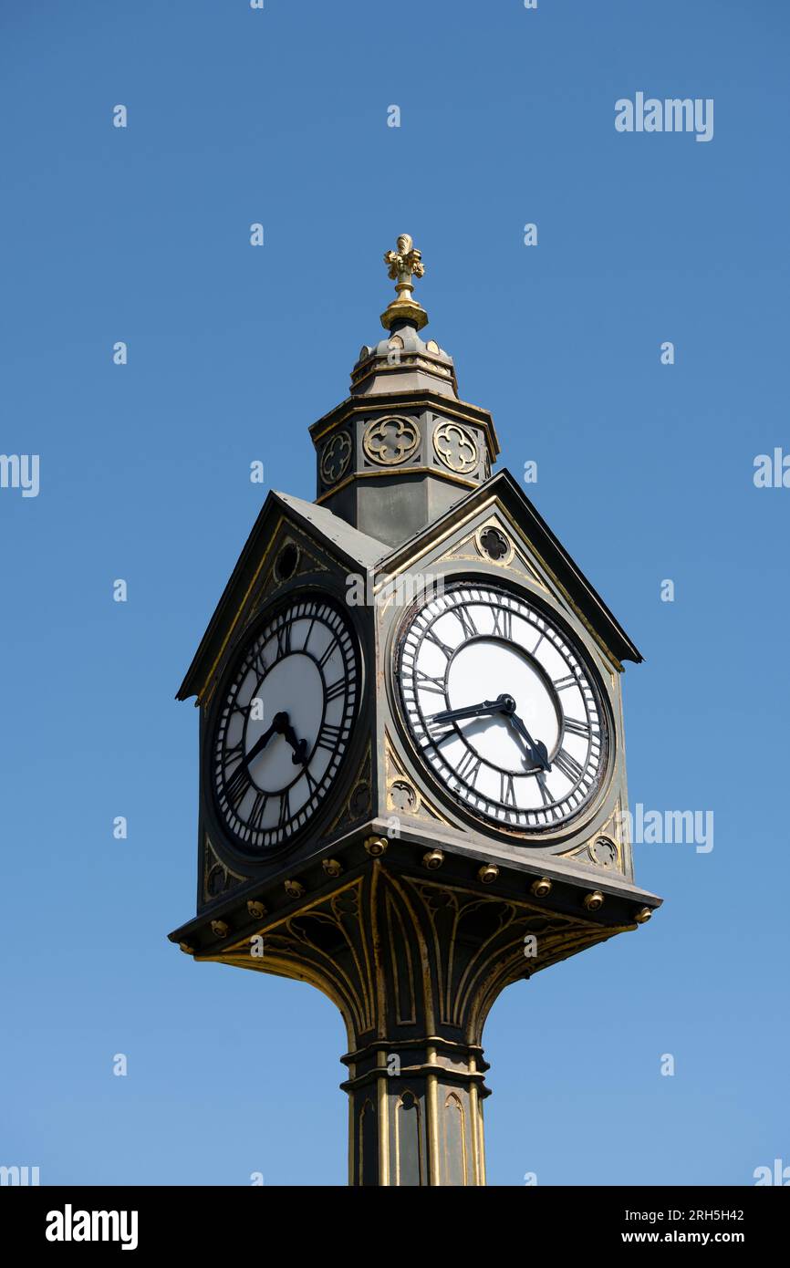The clock, Five Ways, Birmingham, West Midlands, England, UK Stock ...