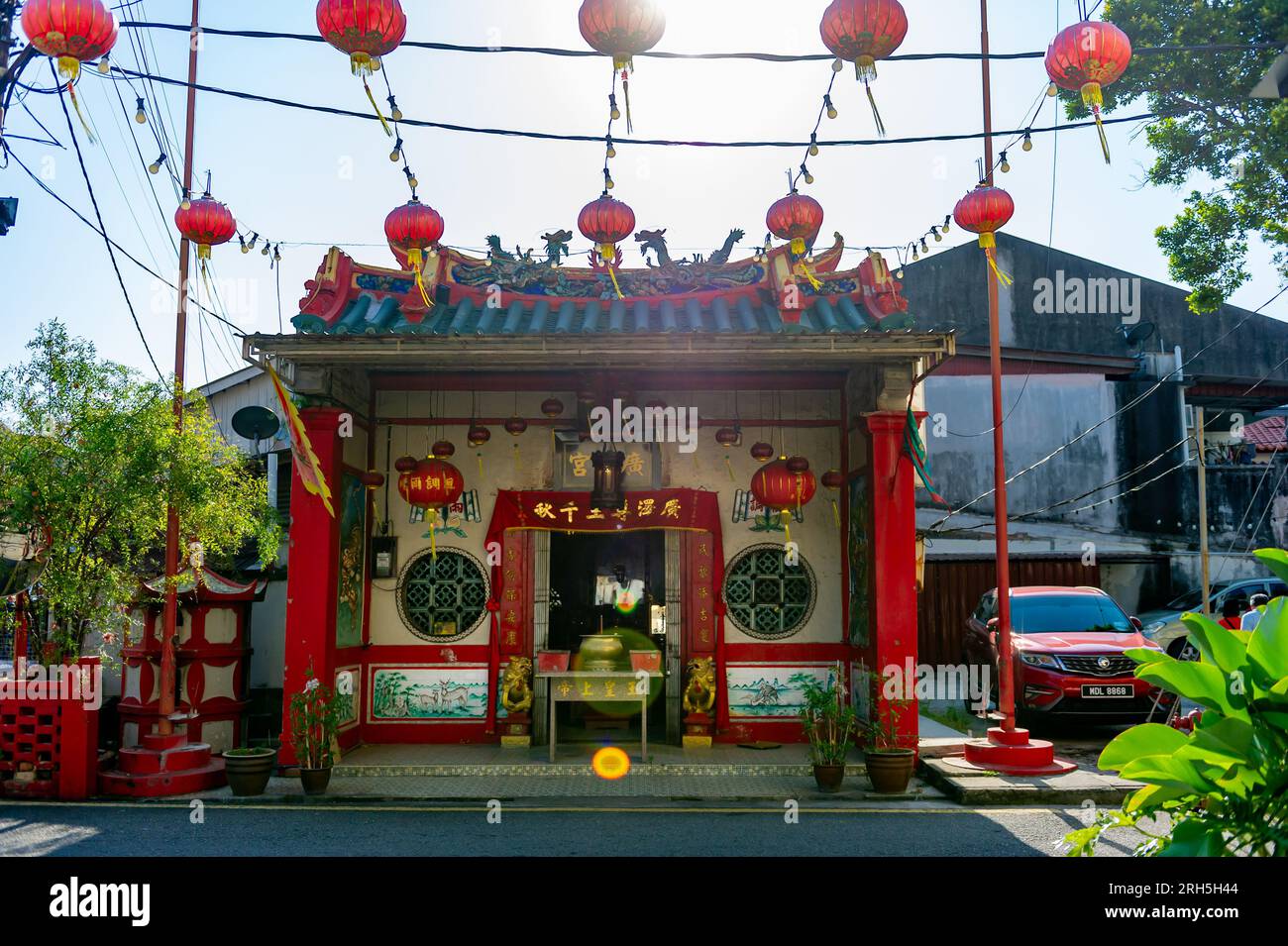 Guang Fu Kong.Chinese Temple, Malacca, Malaysia Stock Photo - Alamy