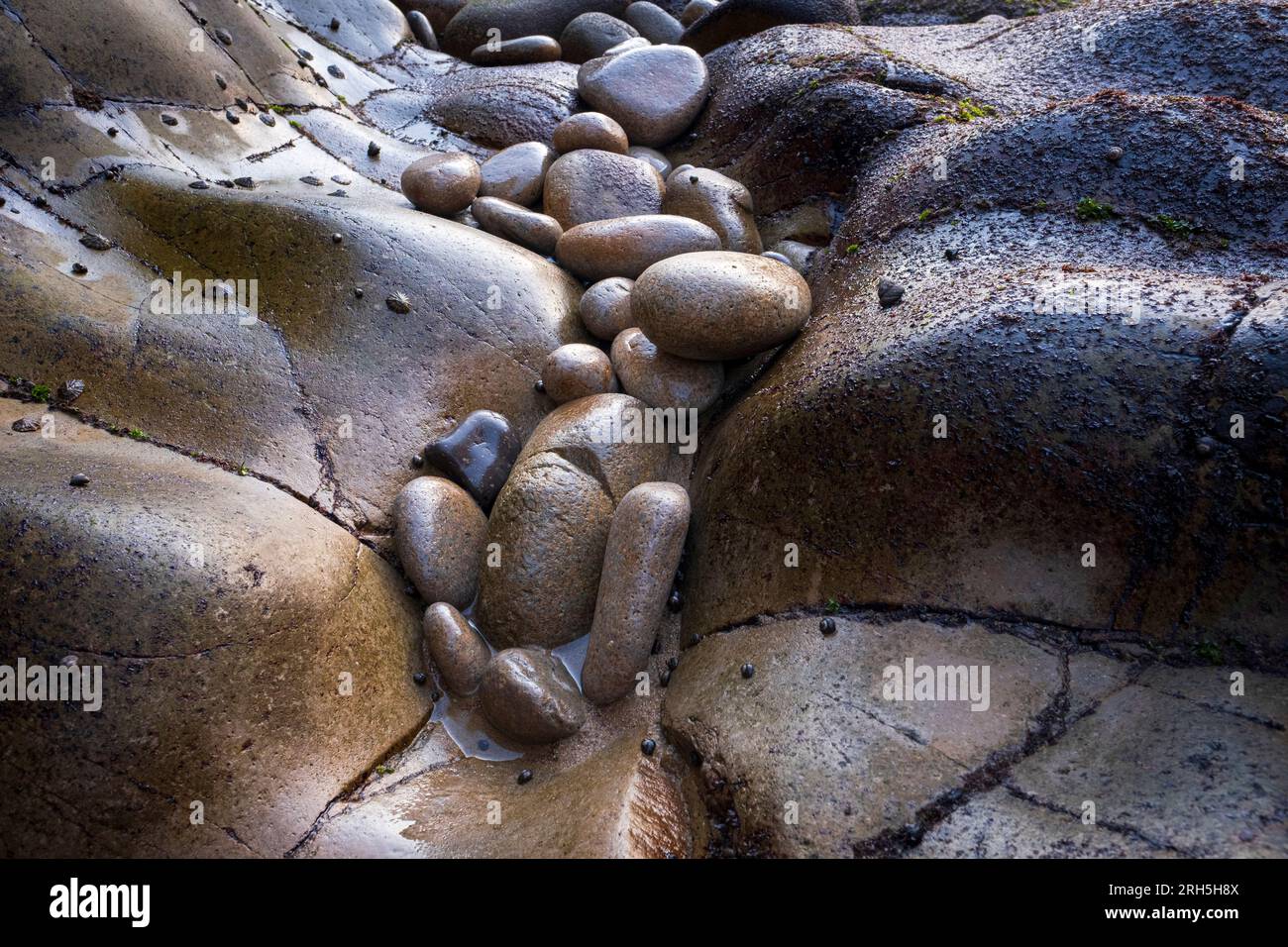 Sintra Cascais Natural Park, Portugal - 15 April 2023 : Water shaped ...